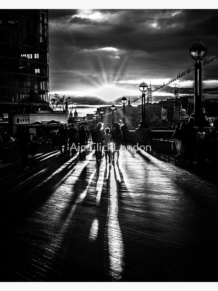 "London Shadows & Silhouettes" Sticker for Sale by AimClickLondon ...