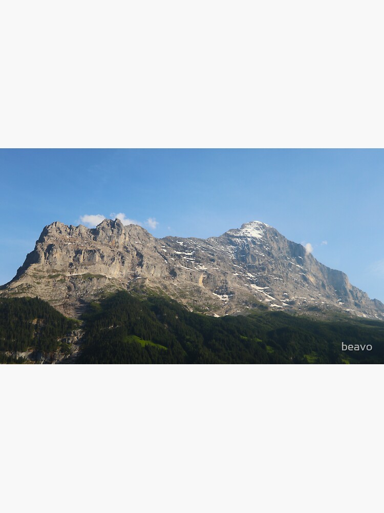 "The Eiger From Grindelwald" Sticker for Sale by beavo | Redbubble