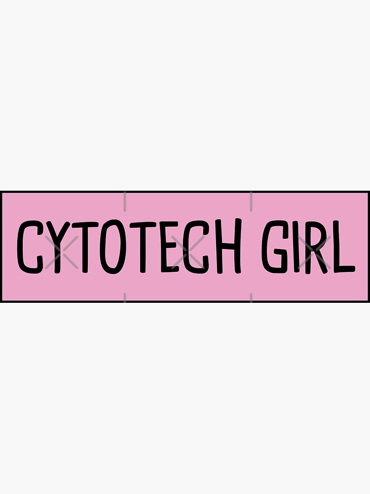 "Cytotech Girl" Sticker for Sale by orlumbuspirate | Redbubble