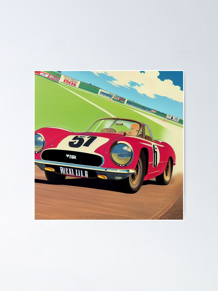 "Vintage Classic F1 Formula One Car Poster" Poster for Sale by BAYFAIRE ...
