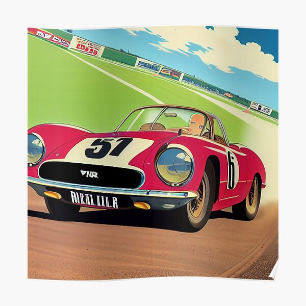 "Vintage Classic F1 Formula One Car Poster" Poster for Sale by BAYFAIRE ...