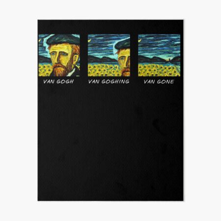 "Van Gogh going gone vangone DALLE 2 ai rendition" Art Board Print for ...
