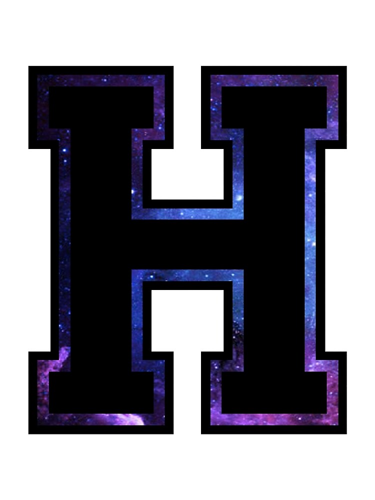 ""H" Varsity Letter" Art Print for Sale by BohemianDesignz | Redbubble