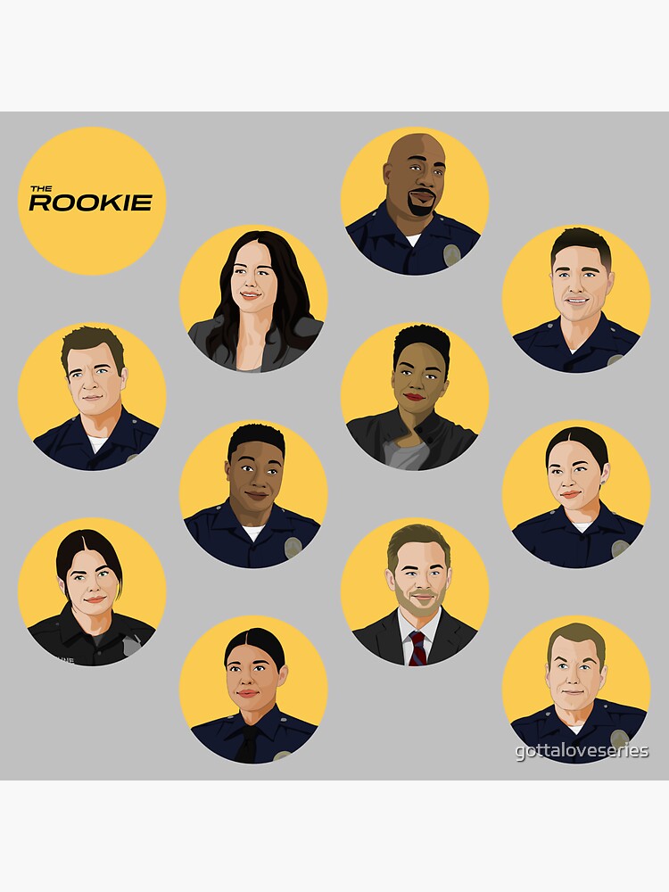 "Team Rookie graphic | The Rookie " Sticker for Sale by gottaloveseries ...