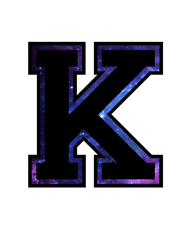 ""K" Varsity Letter" by BohemianDesignz | Redbubble