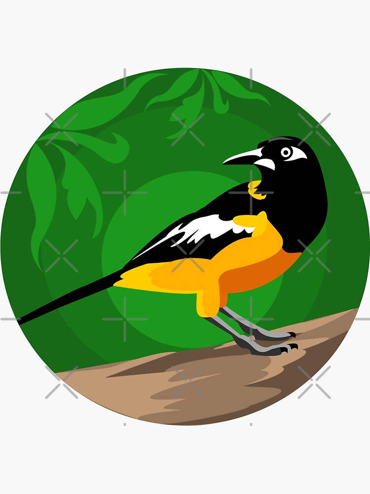 "Turpial" Sticker for Sale by Somnium-art | Redbubble