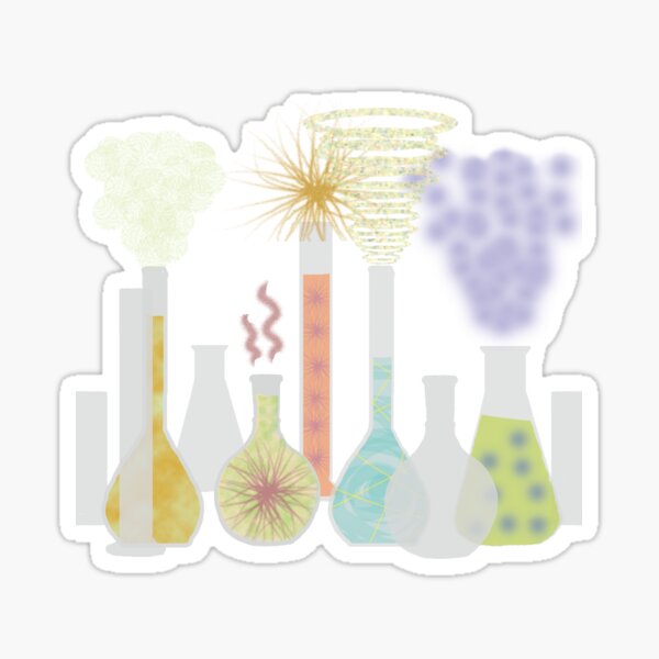 "Chemistry Lab" Sticker for Sale by amymh | Redbubble