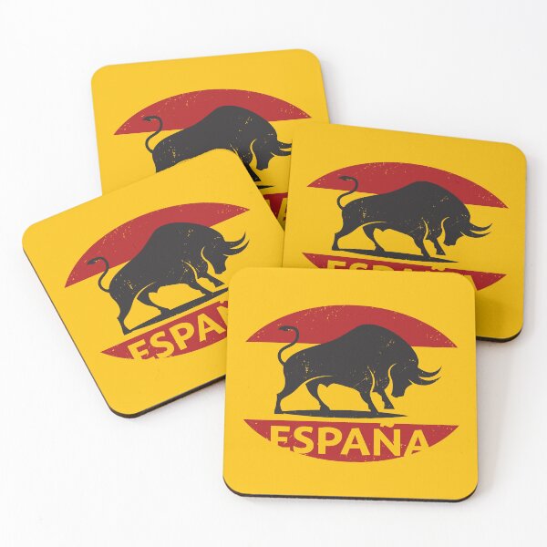 "Spain, Espana" Coasters (Set of 4) for Sale by studio838 | Redbubble