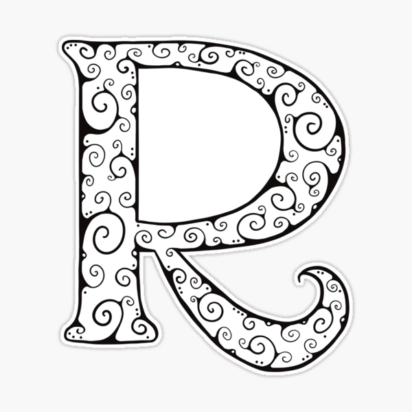 Fancy Capital Letter R