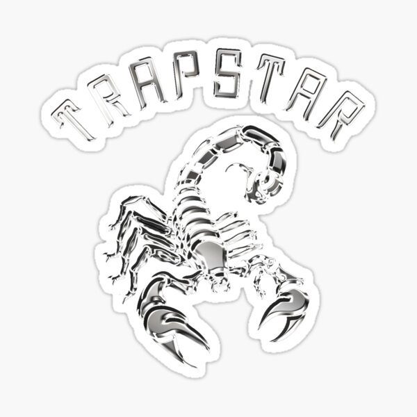 "TRAPSTAR LONDON" Sticker for Sale by KHADAT | Redbubble