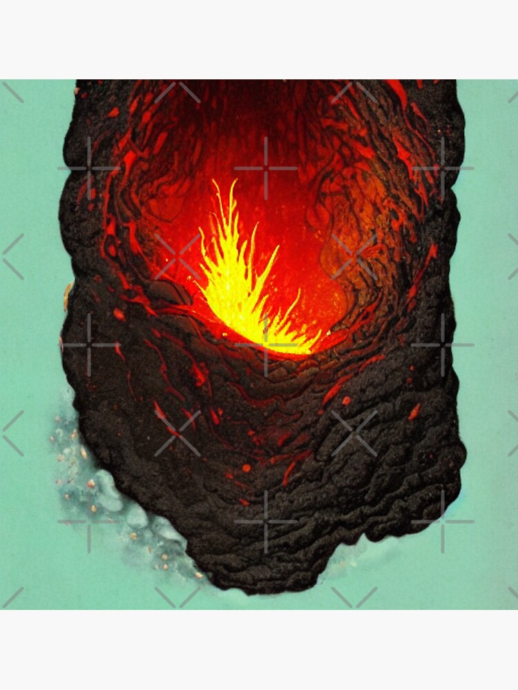 "Lava" Sticker for Sale by ZvezdanArt | Redbubble