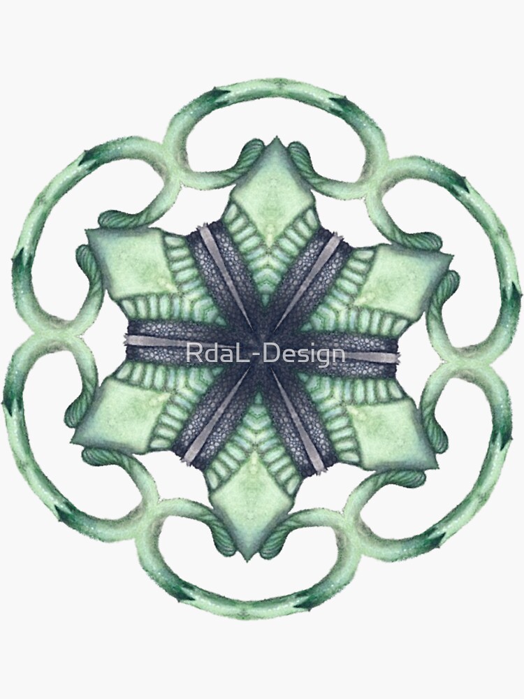 "Strong Green Symbol" Sticker for Sale by RdaL-Design | Redbubble