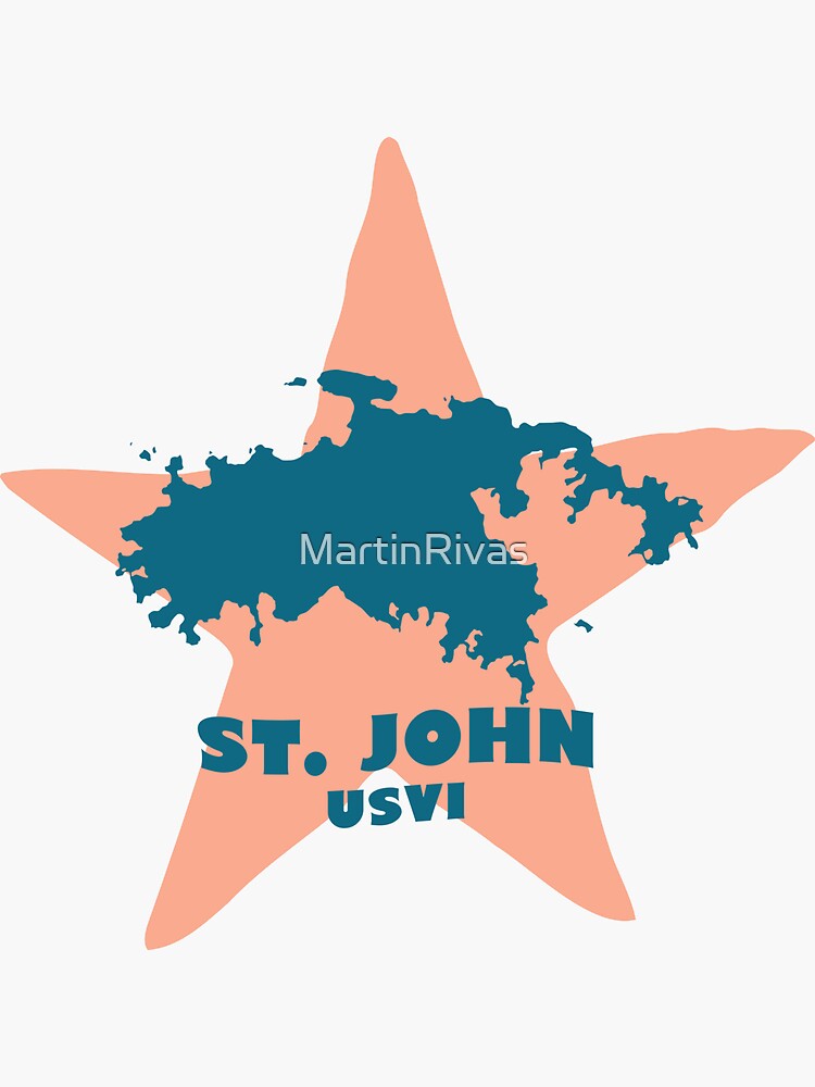 "St. John USVI" Sticker for Sale by MartinRivas | Redbubble