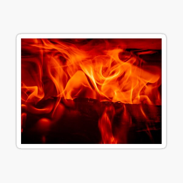 "Fire Pattern Seamless" Sticker for Sale by philosophers | Redbubble