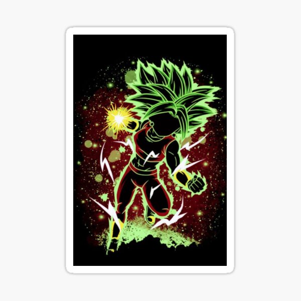 "Kefla Super Saiyan / Dragonball Super Black Themed" Sticker for Sale ...
