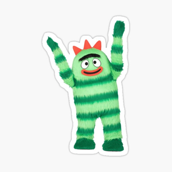 "yo gabba gabba" Sticker for Sale by Art-Art69 | Redbubble