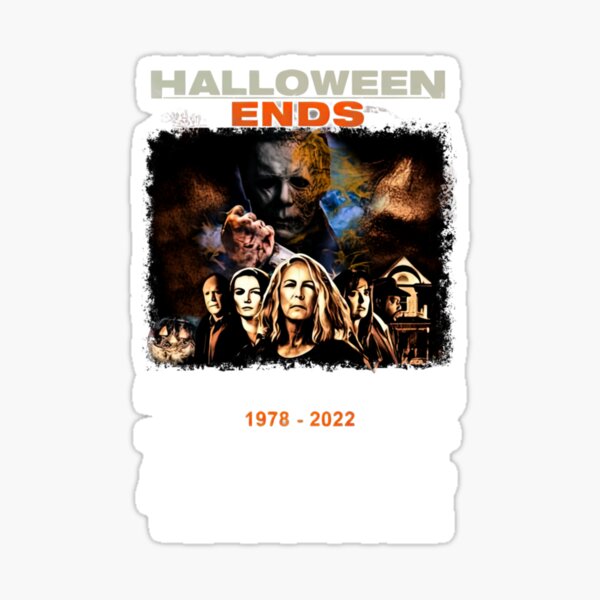 "Halloween Ends 44 Years 1978 - 2022" Sticker for Sale by erinstomberg | Redbubble