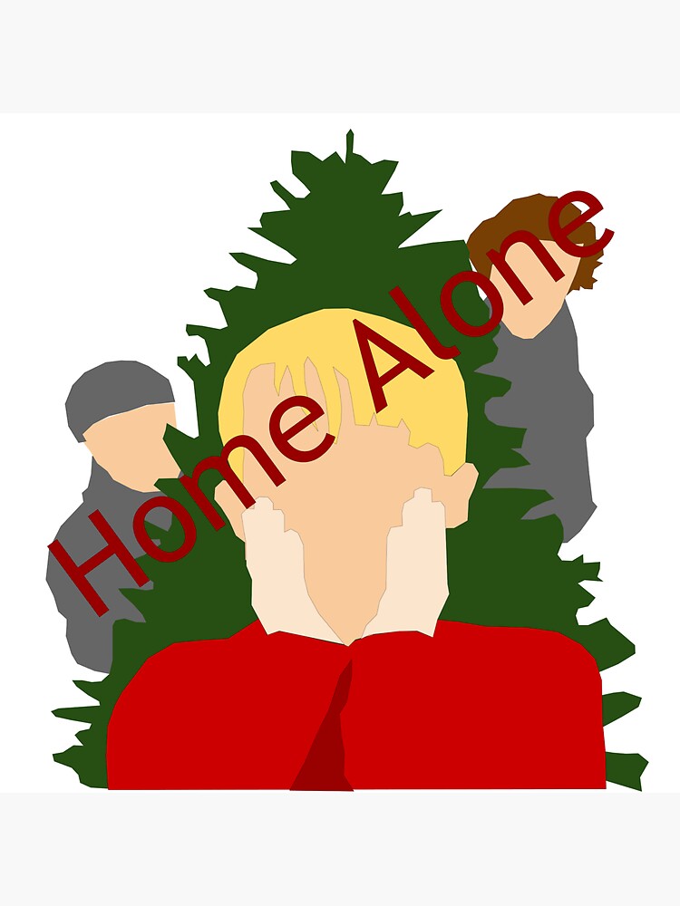 "Home Alone wall art" Sticker for Sale by GlamesWorks | Redbubble