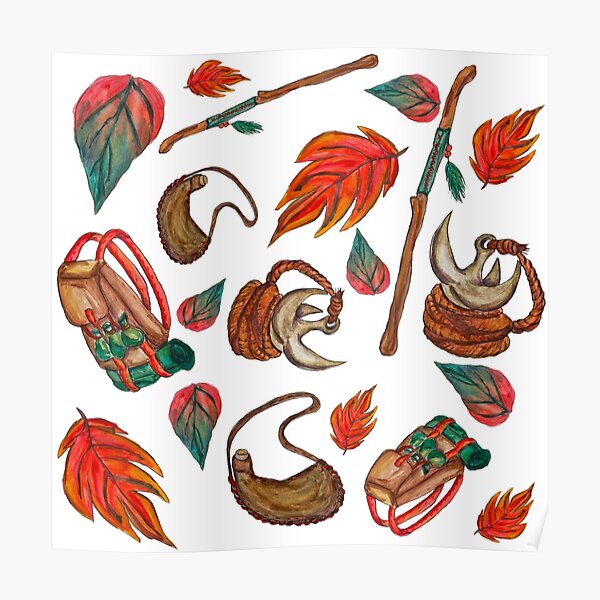 "Adventurer starter kit" Poster for Sale by DragonflyKeyArt | Redbubble