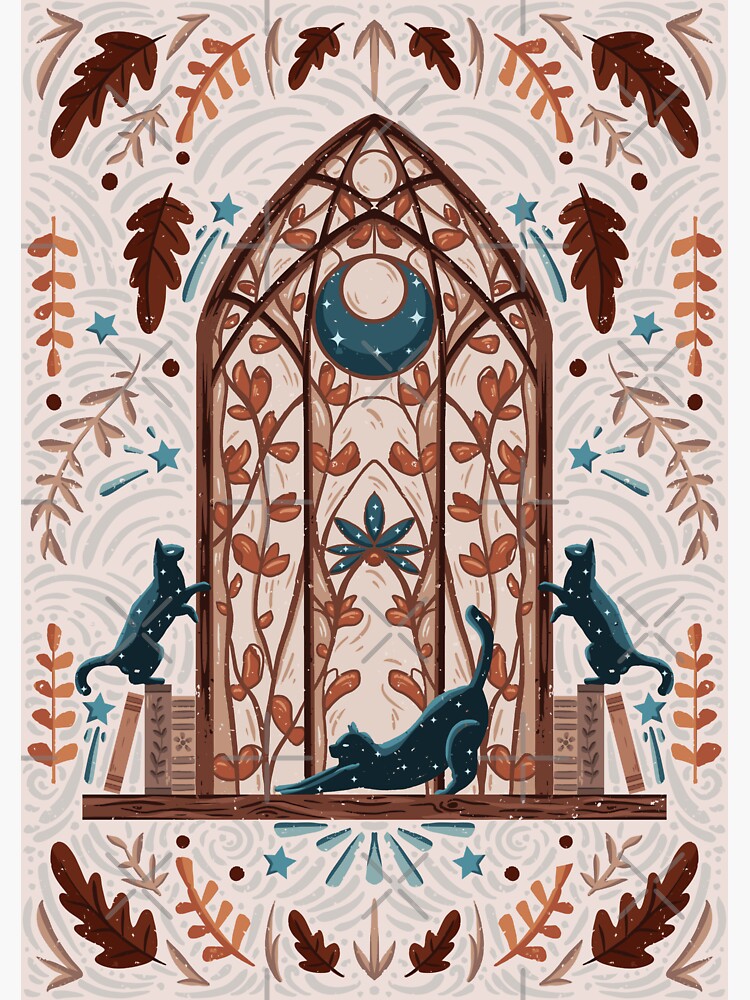 "Inktober 2022 - Window" Sticker for Sale by kimcarlika | Redbubble