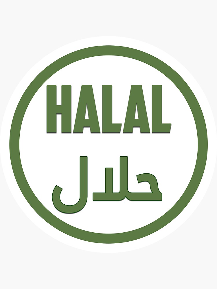"halal sticker | islam | islamic | halal food | food | allah | arab ...