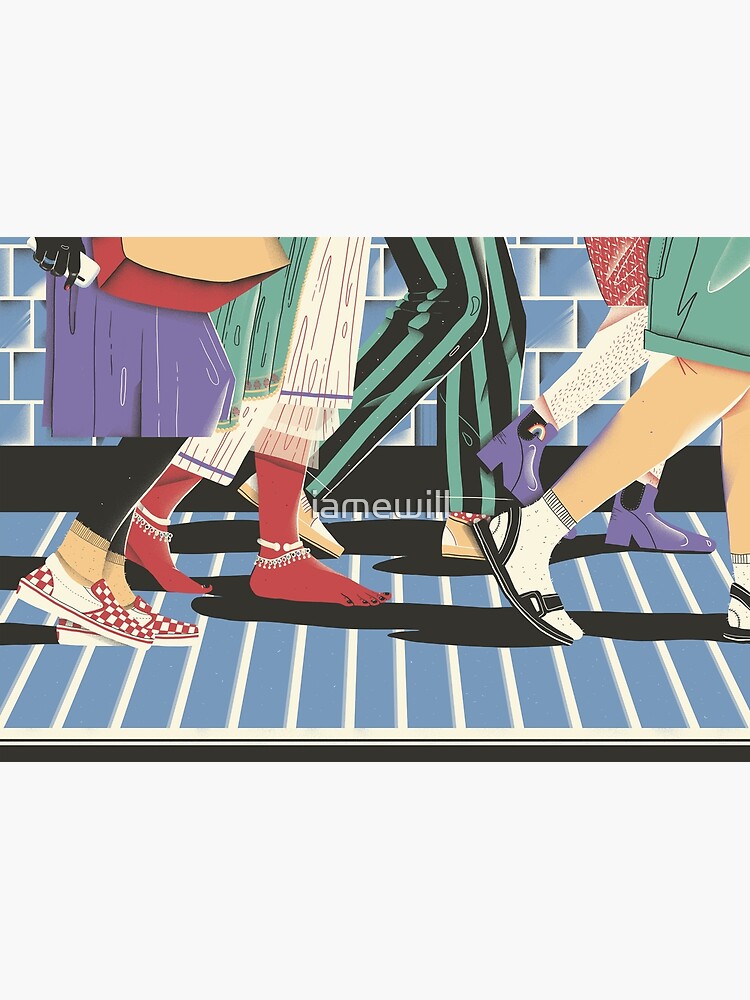 "Walk this way" Poster for Sale by iamewill | Redbubble