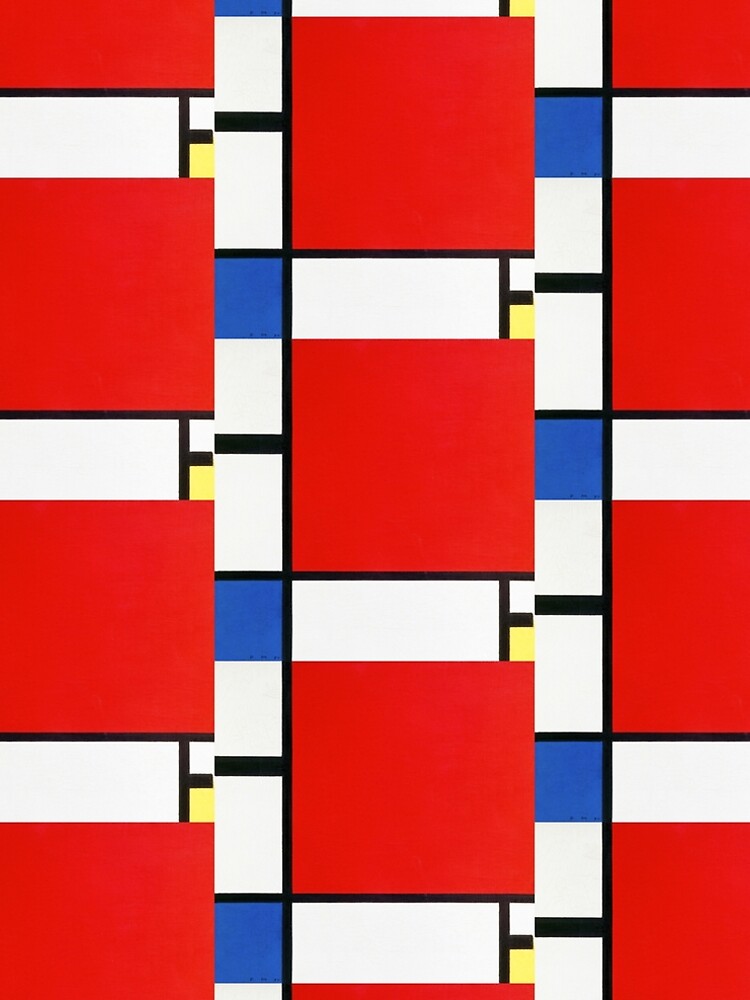 Piet Mondrian Composition With Red Blue And Yellow 1930 Composition