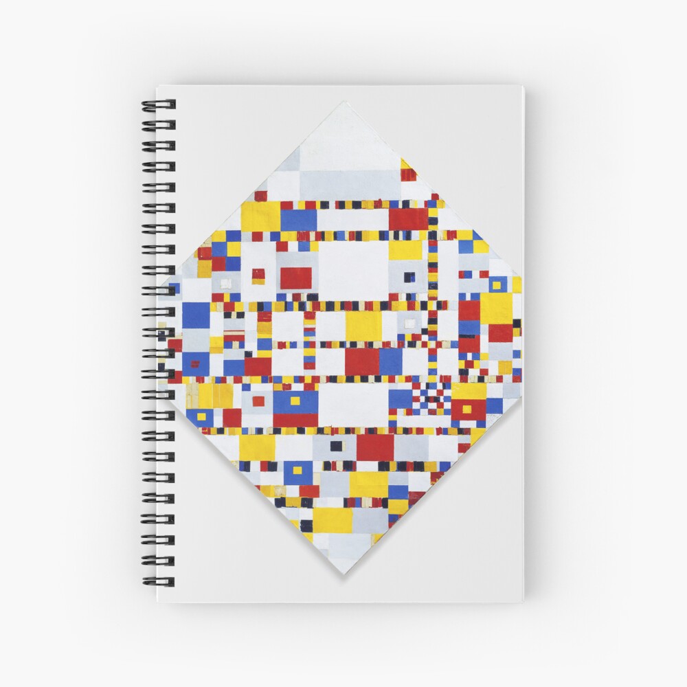 "Piet Mondrian's Victory Boogie Woogie (1944) famous painting" Spiral ...