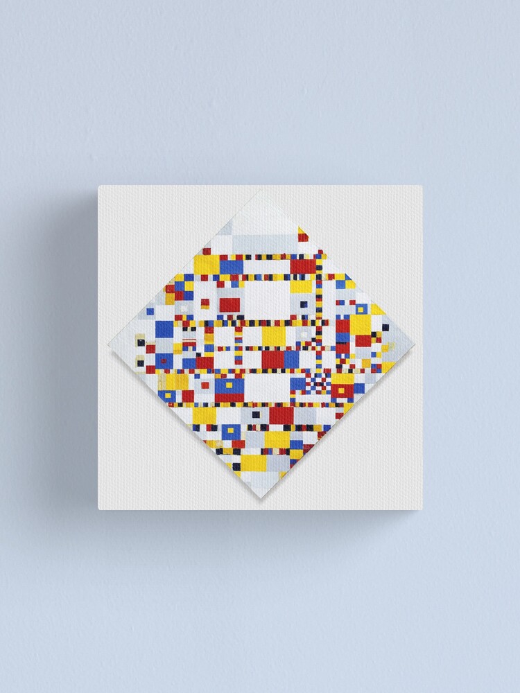 "Piet Mondrian's Victory Boogie Woogie (1944) famous painting" Canvas ...