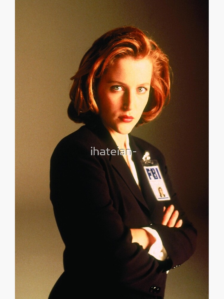 "Scully X-files" Poster for Sale by ihateian- | Redbubble