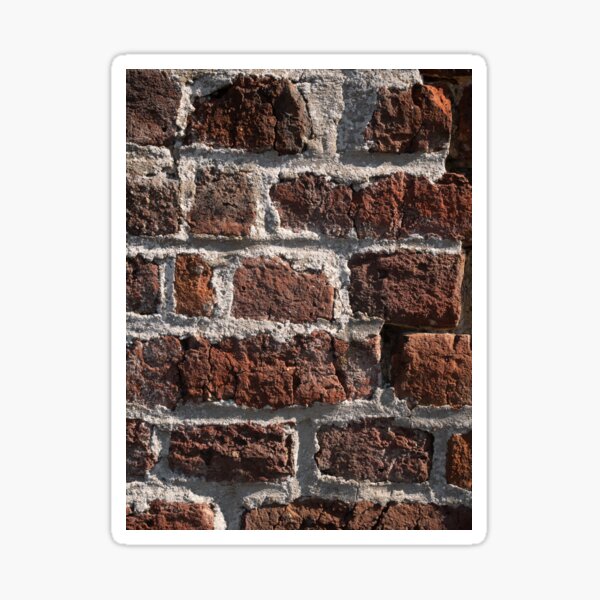 "Bricks Texture" Sticker for Sale by philosophers | Redbubble