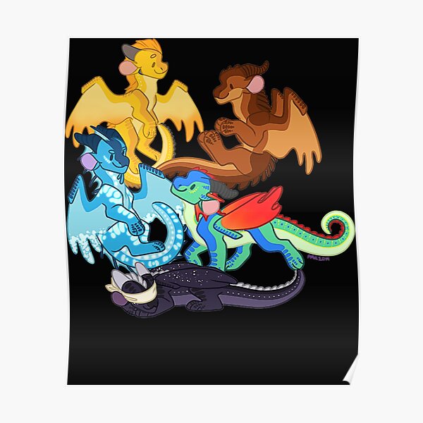 "Dragonets of Destiny - WOF Wings of Fire " Poster for Sale by ...