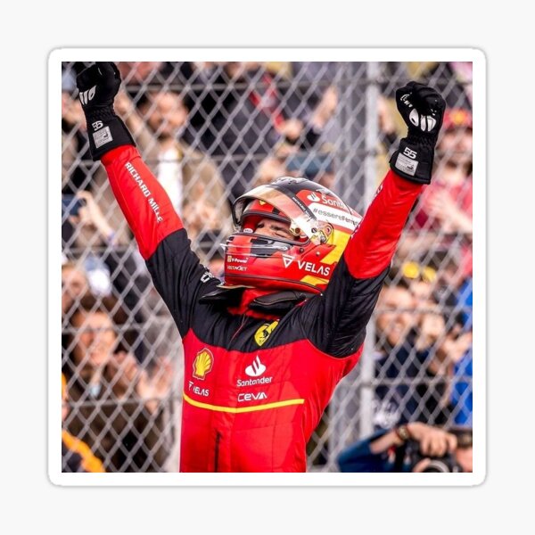 "carlos sainz silverstone 2022" Sticker for Sale by onceuponcharlie ...