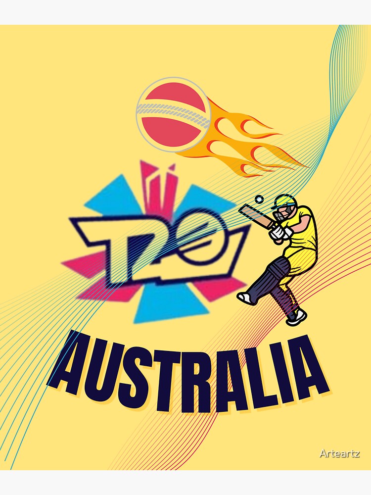 " T20 ICC Men's cricket world cup Australia | cricket theme design ...