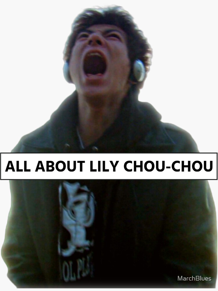 "All About Lily Chou-Chou (Blue Cat)" Sticker for Sale by MarchBlues ...