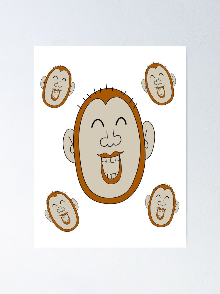 "Psycho Lame Monkey Animosity The Psycho Helmet" Poster for Sale by ...