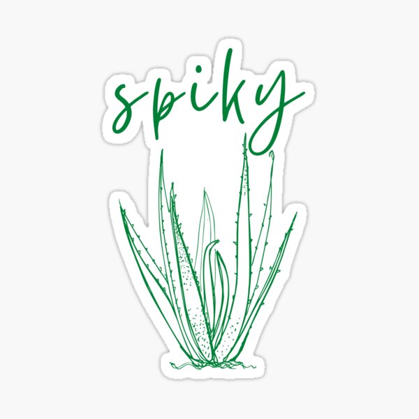 "spiky aloe" Sticker for Sale by Weekendfun22 | Redbubble