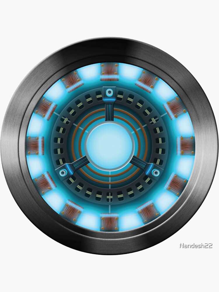 " ARC Reactor " Sticker for Sale by Nandesh22 | Redbubble