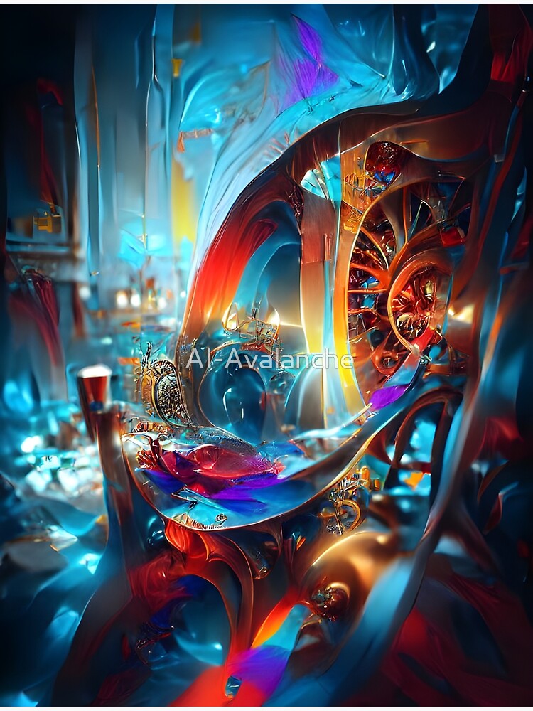 "Fraction - Abstract Art, Modern Art, Artificial Intelligence, AI ...