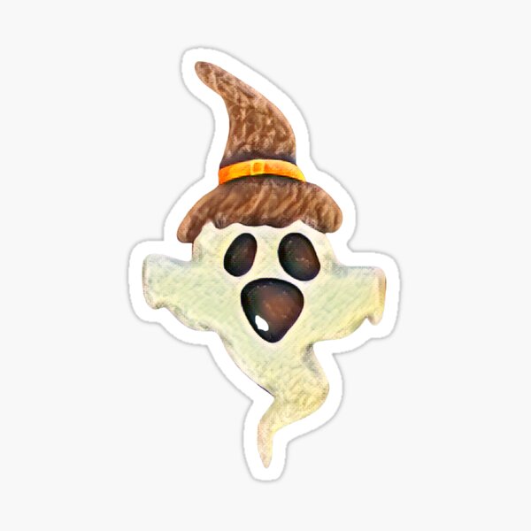 "Ghost host" Sticker for Sale by TiVinci | Redbubble