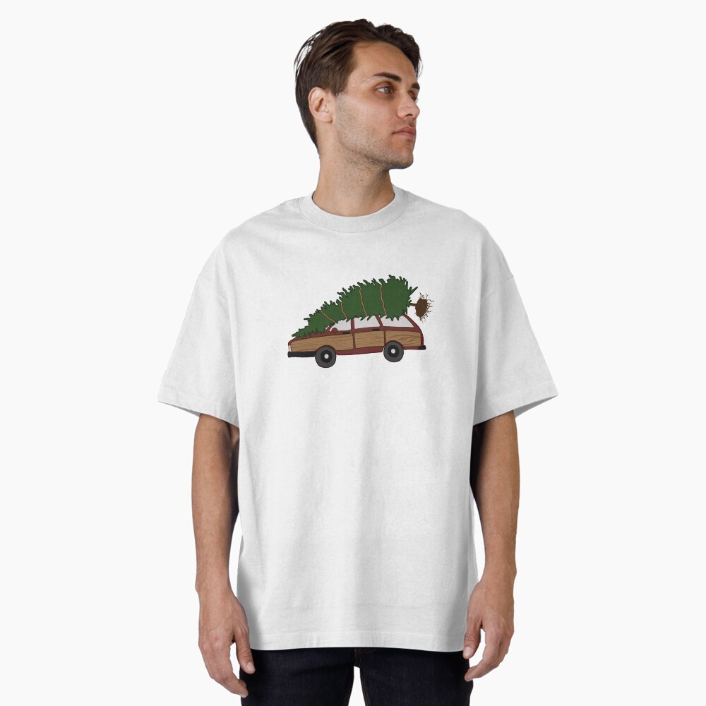 "Clark Griswold Family Christmas Car Vintage Station Wagon" Sticker for ...