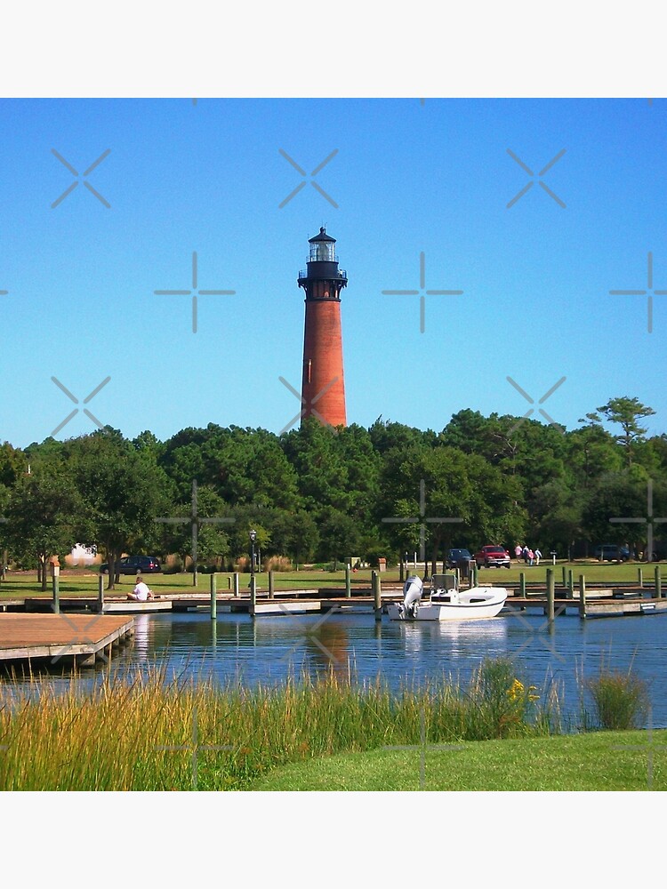 "Currituck Lighthouse from the Whalehead Club Park" Poster for Sale by ...