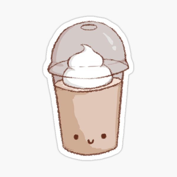 "Cute Frappe" Sticker for Sale by Zephyr-Studio | Redbubble