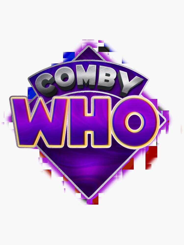 "Comby Who Logo" Sticker for Sale by Cous16 | Redbubble
