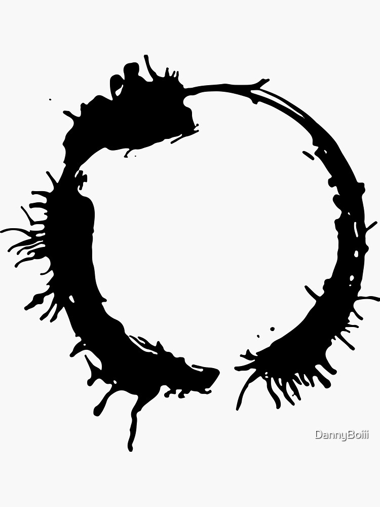 "Heptapod B (Translation Unknown #2)" Sticker by DannyBoiii | Redbubble