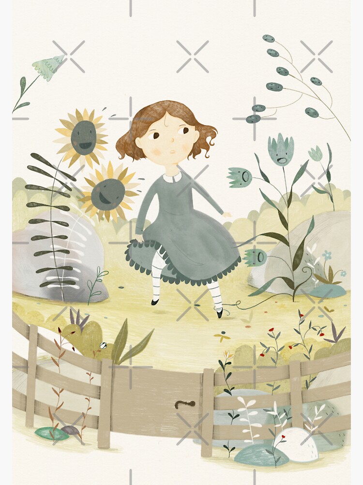 "The Snow Queen " Sticker by Judith-Loske | Redbubble