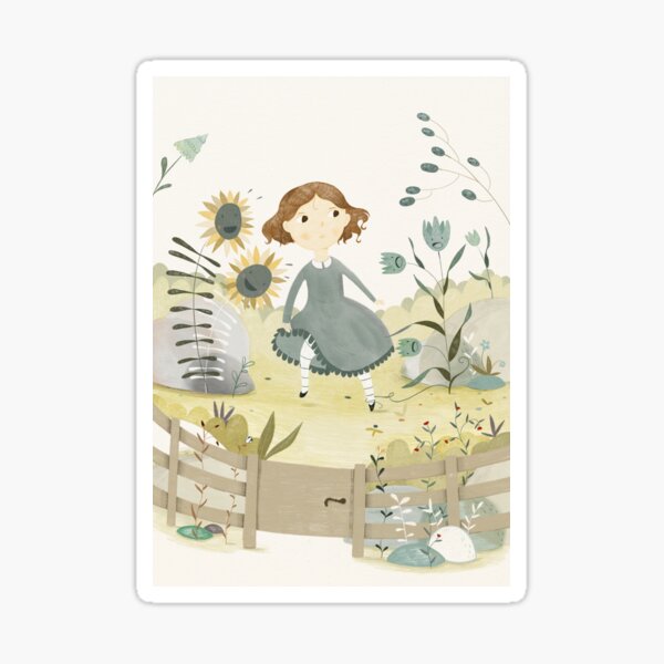 "The Snow Queen " Sticker by Judith-Loske | Redbubble