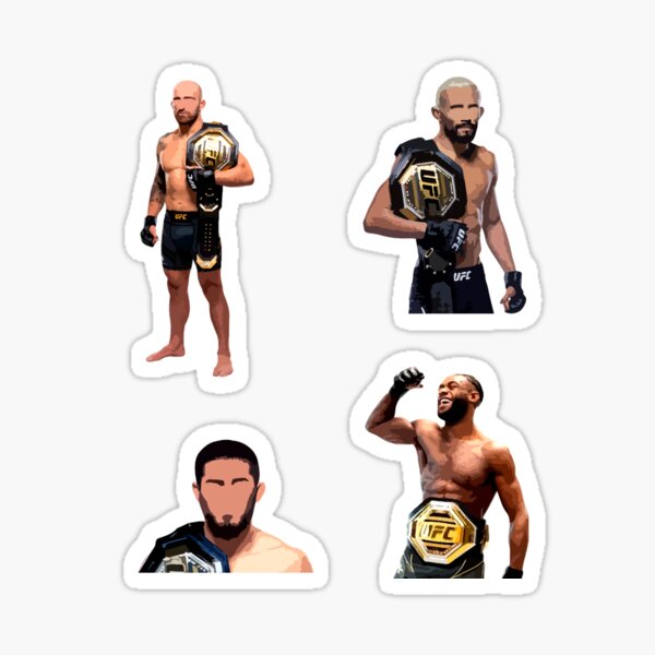 "UFC Championship Pack" Sticker for Sale by LightWork2022 | Redbubble
