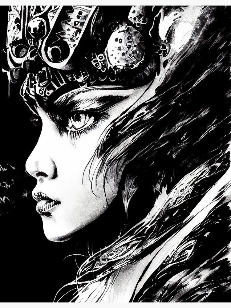 "Dark fantasy valkyrie" Sticker for Sale by Shadow-Spectrum | Redbubble