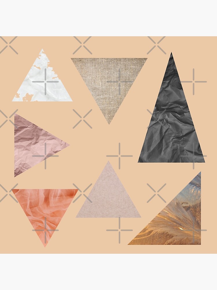 "Texture in triangles, sticker pack" Art Print for Sale by beskrajem ...